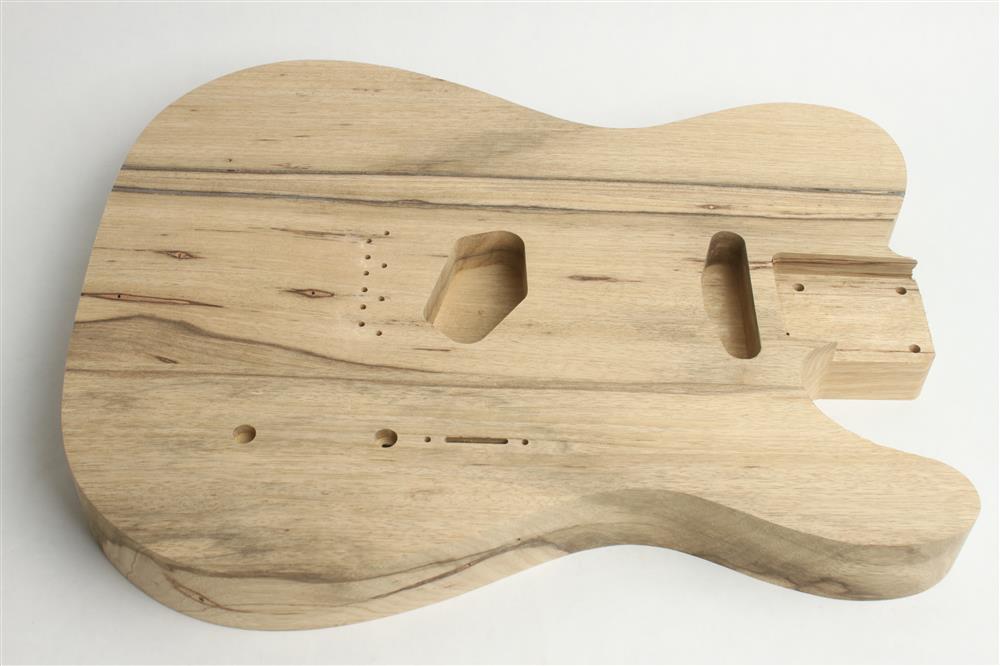 BYO 3 Piece Rear Rout Black Limba Tele Body Unfinished - Guitar bodies ...