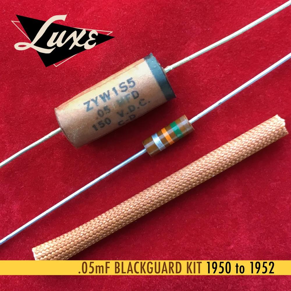 1950-1952 Blackguard/Broadcaster Paper & Foil Capacitor Kit - Guitar ...
