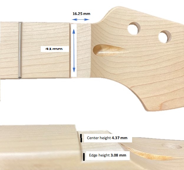 Mighty Mite Floyd® Cut – Compound Radius – Maple Fingerboard - Guitar ...