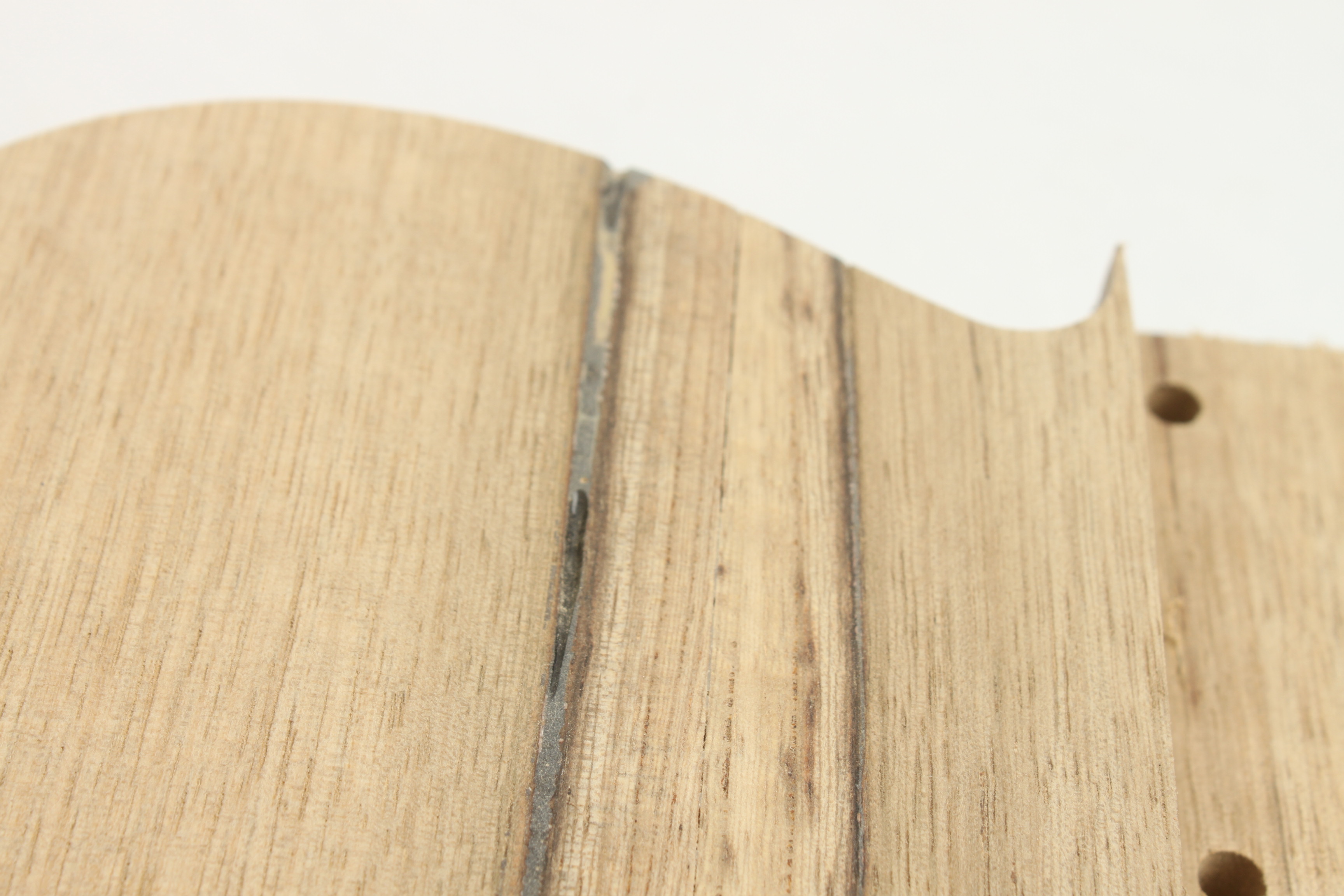 BYO 3 Piece Rear Rout Black Limba Tele Body Unfinished - Guitar bodies ...