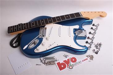 Metallic Blue Finished Strat Kit - Guitar bodies and kits from BYOGuitar