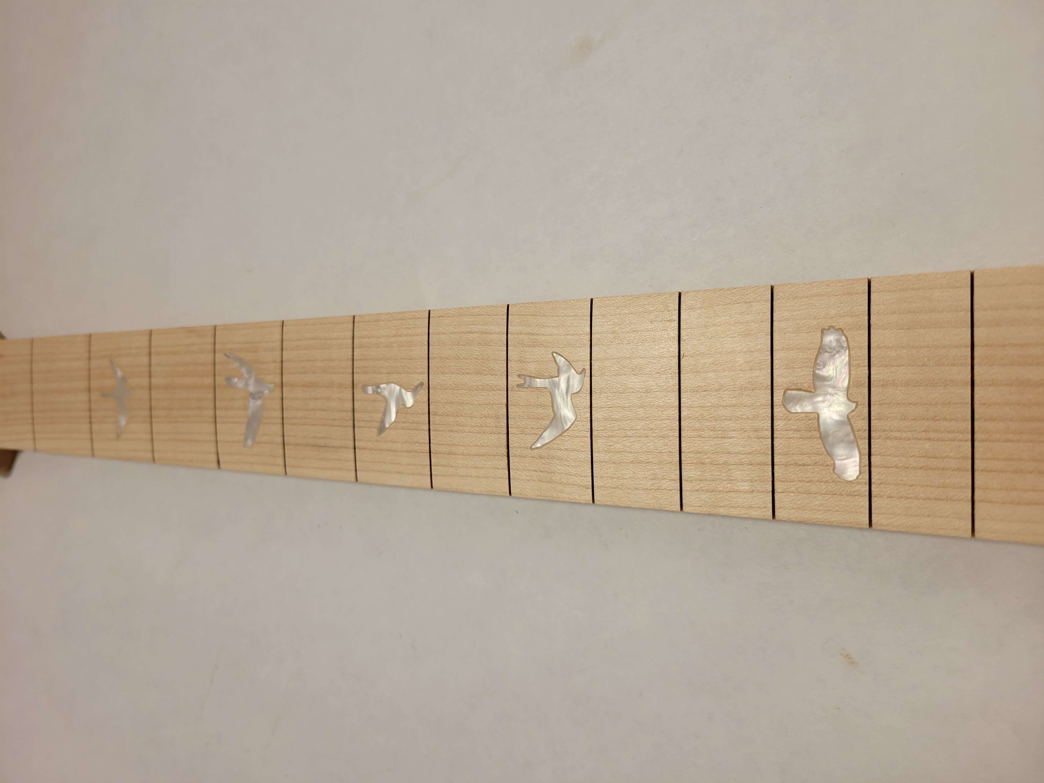 St Style Neck with Bird Inlays - Guitar bodies and kits from BYOGuitar